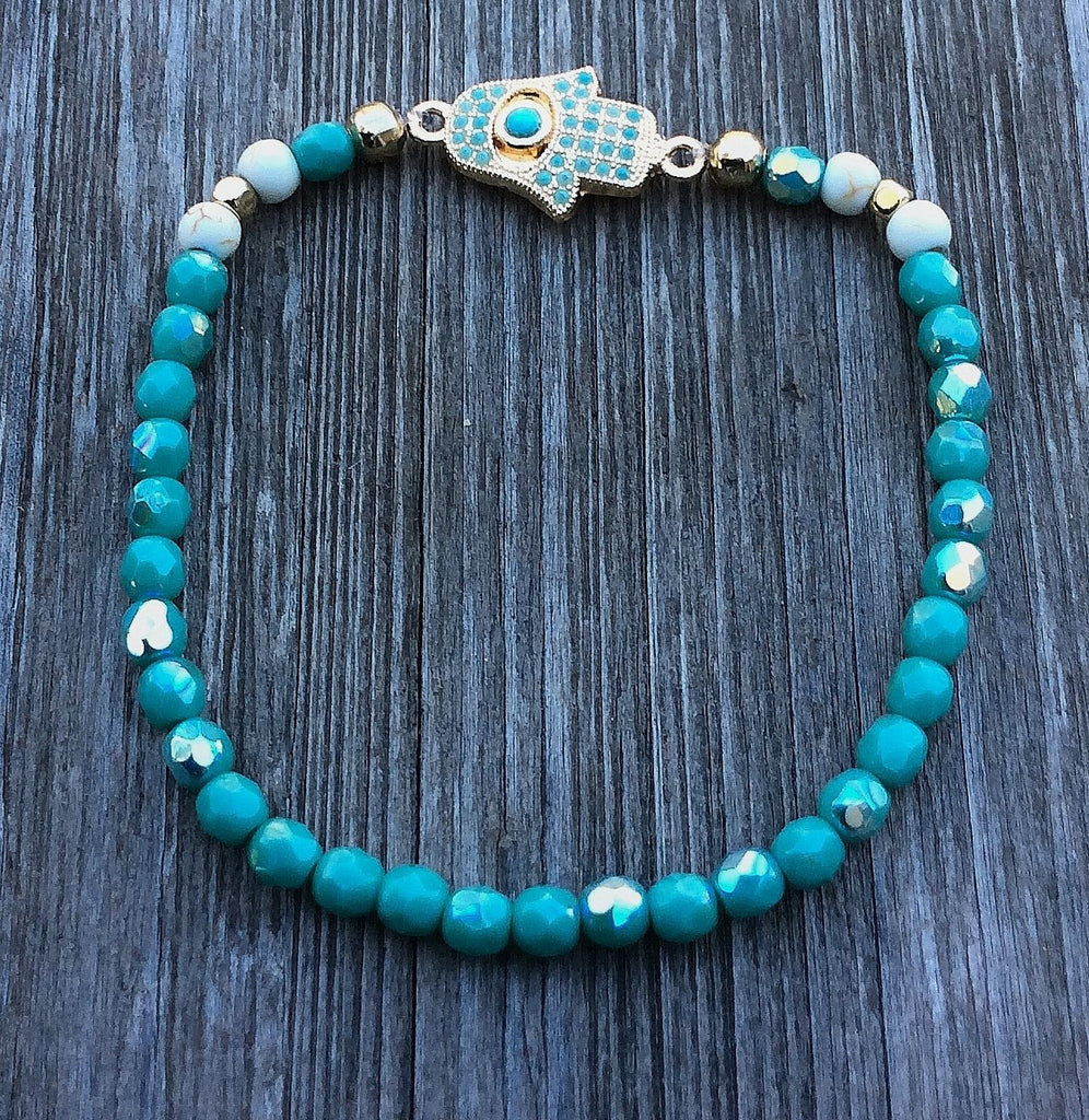 Turquoise Hand Stretch Bracelet – MAC Jewelry