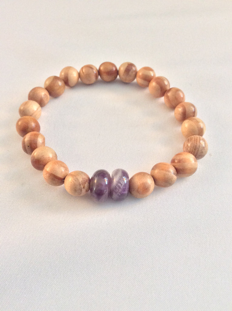 Rosewood and Cape Amethyst Bracelet – MAC Jewelry
